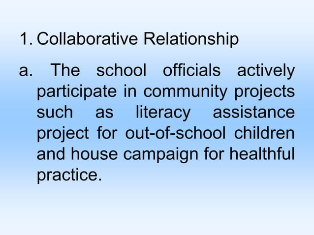 School and Community Relations | PPTX | Parenting Children Aged 4-11 ...