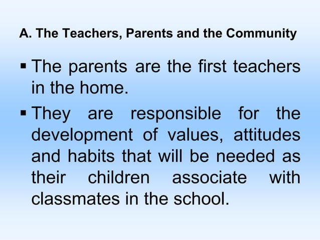 School and Community Relations | PPTX | Parenting Children Aged 4-11 ...