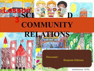 School and Community Relations | PPTX