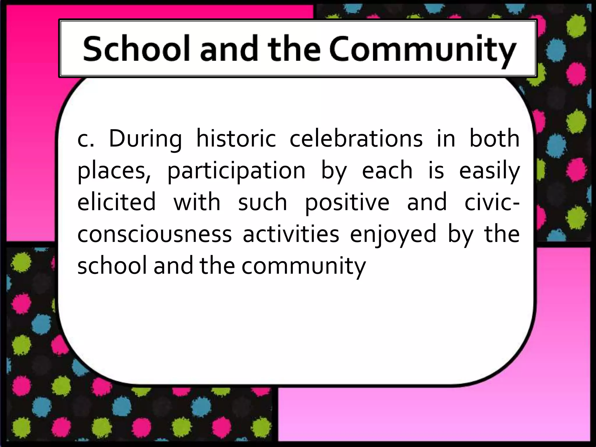 School and Community Relations | PPTX