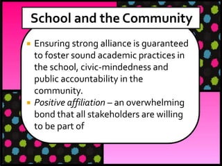 School and Community Relations | PPTX