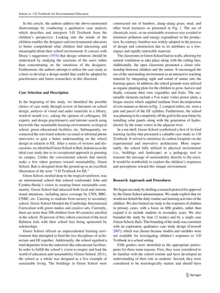 School as 3 d textbook for environmental education | PDF