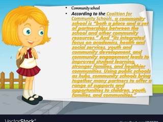 School as a hub for community services | PPTX