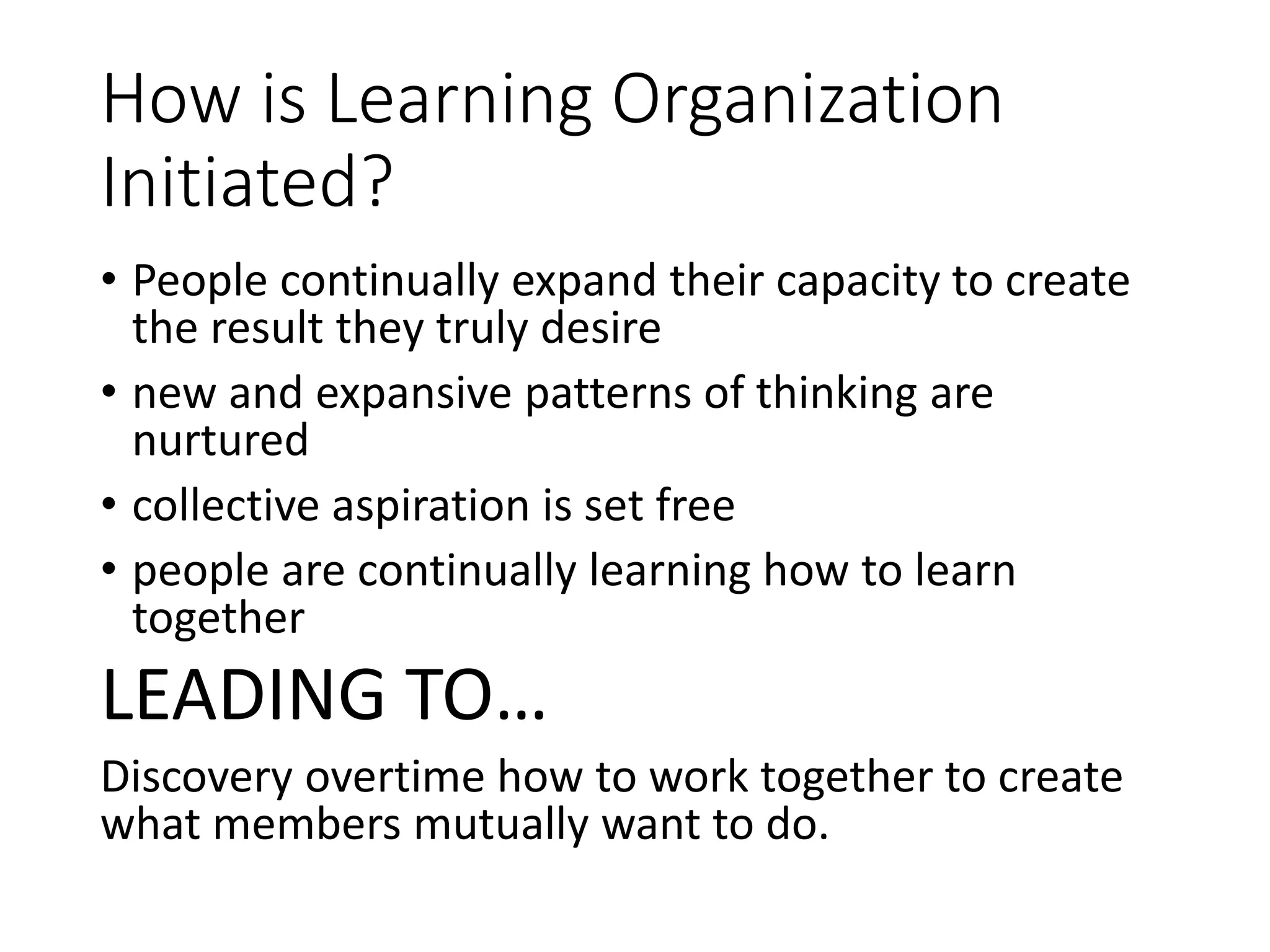 School as a learning organization | PPTX