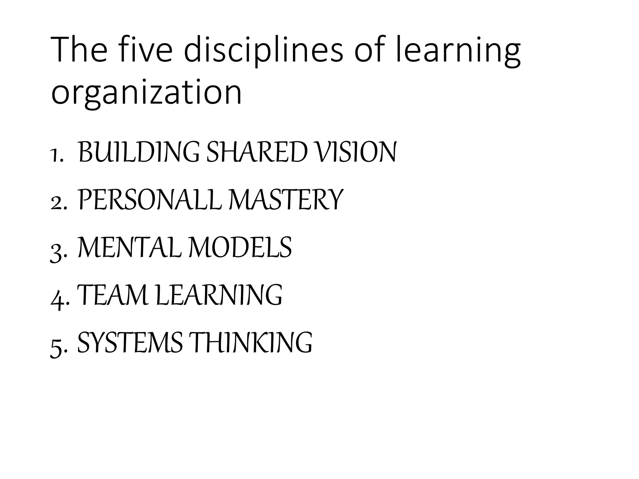 School as a learning organization | PPTX