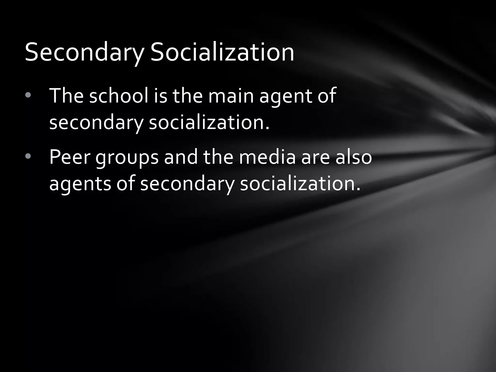 School as a system of socialization | PPTX