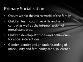 School as a system of socialization | PPT