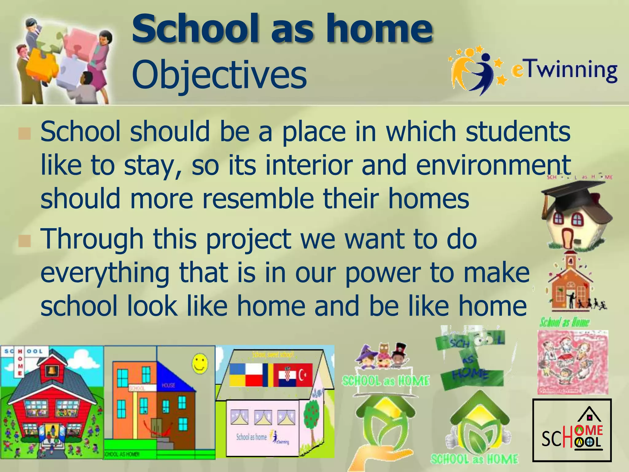 School as home - presentation of the project | PPTX | Homework and ...