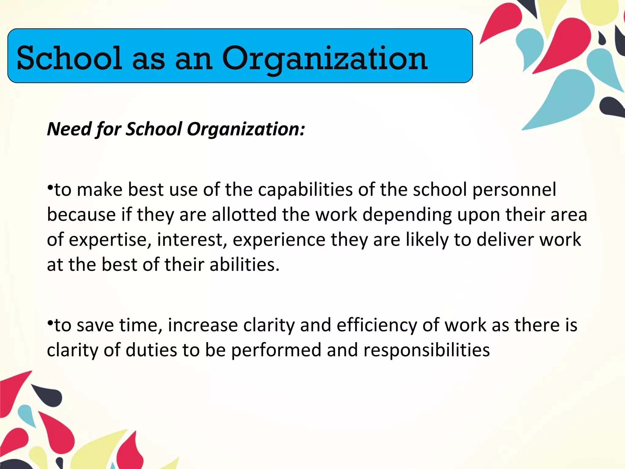 School as organization by Mr. Jefferson Lerona | PPT