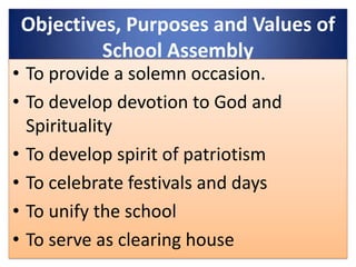 School assembly | PPTX