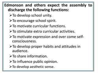 School assembly | PPTX