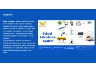 School attendance system | PPTX | Education