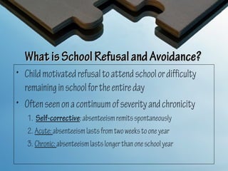 School Avoidance Refusal Truancy | PPT