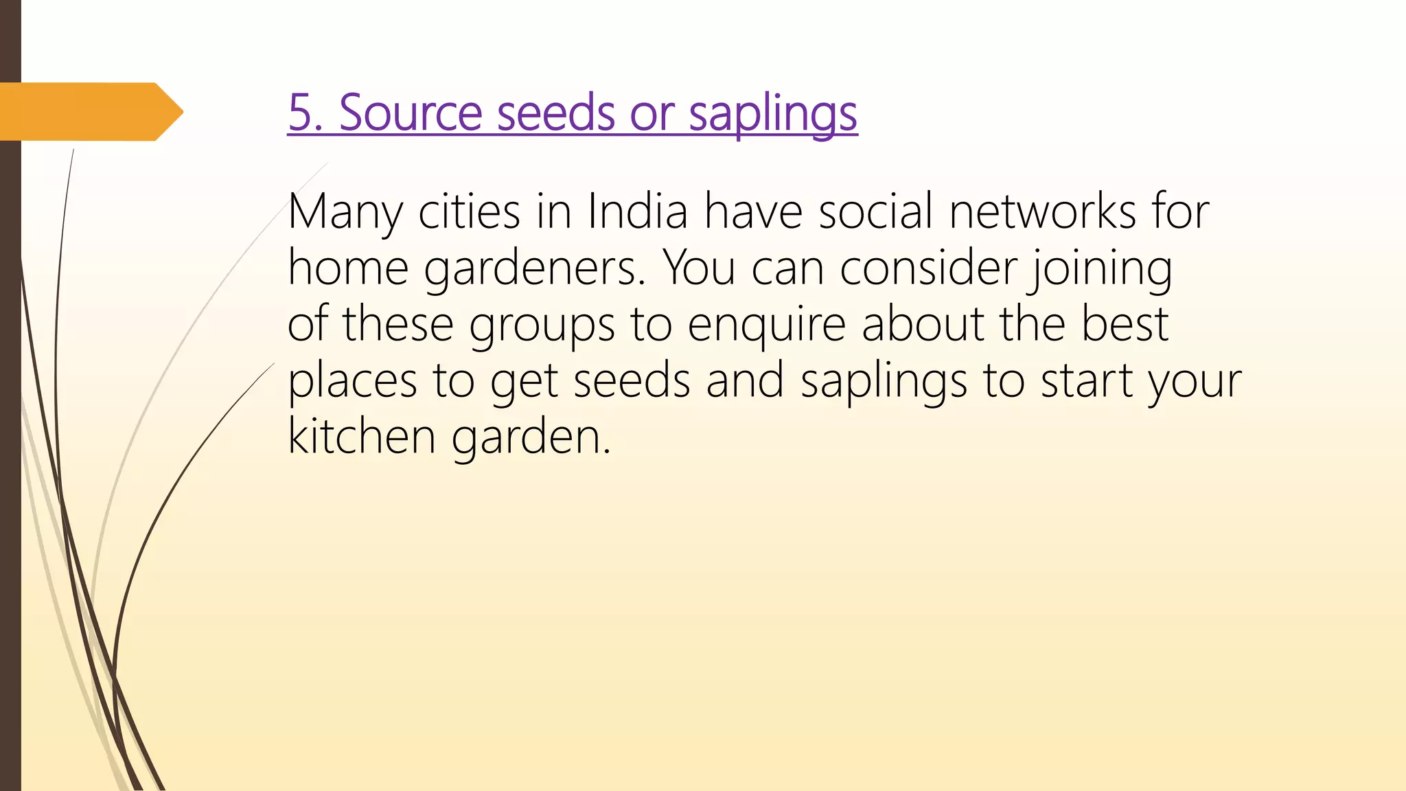 Kitchen Gardening | PPTX