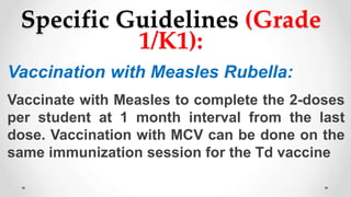 SCHOOL BASED IMMUNIZATION-AUGUST.ppt