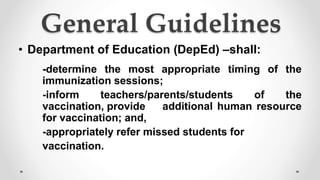 SCHOOL BASED IMMUNIZATION-AUGUST.ppt