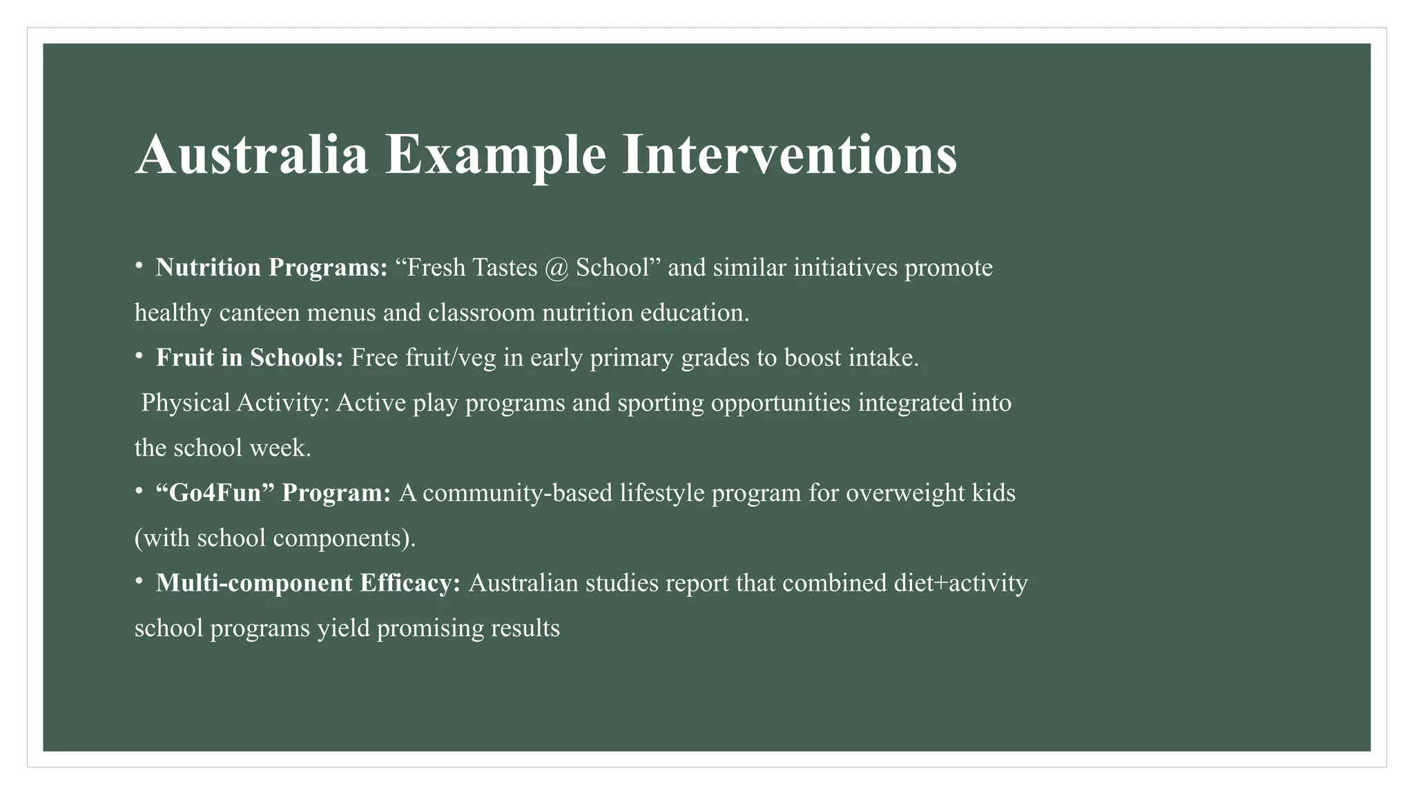 School based Interventions for preventing Childhood Obesity.pptx