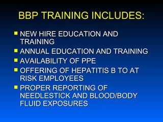 Blood Borne Pathogens | PPT