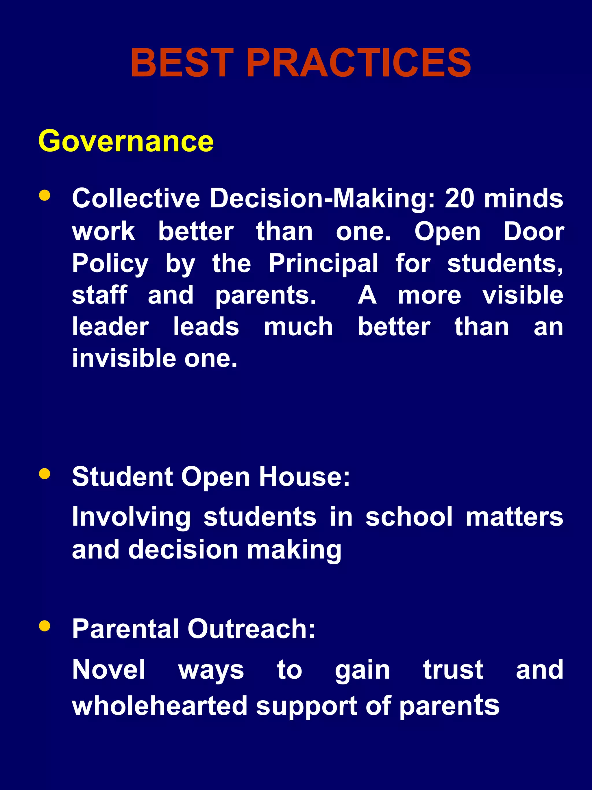 Best Practices for Successful Schools | PPT