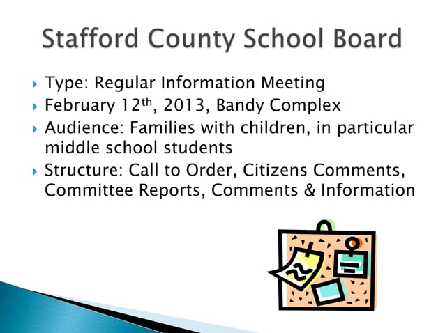 School board meeting | PPT