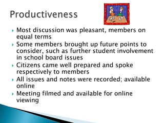 School Board Meeting Pptx