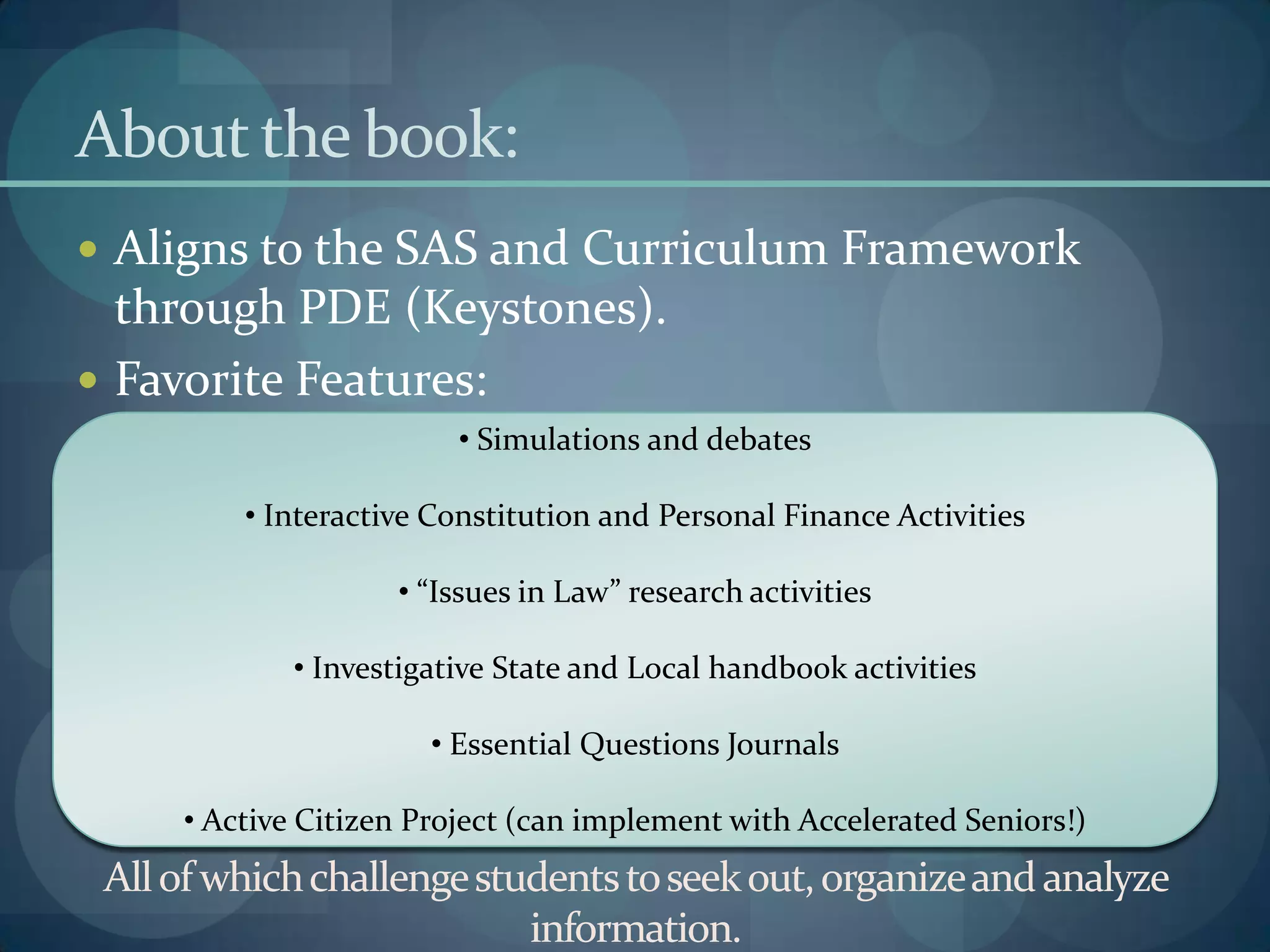 School board presentation | PPTX