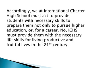 School board presentation | PPTX | Secondary Education | Education