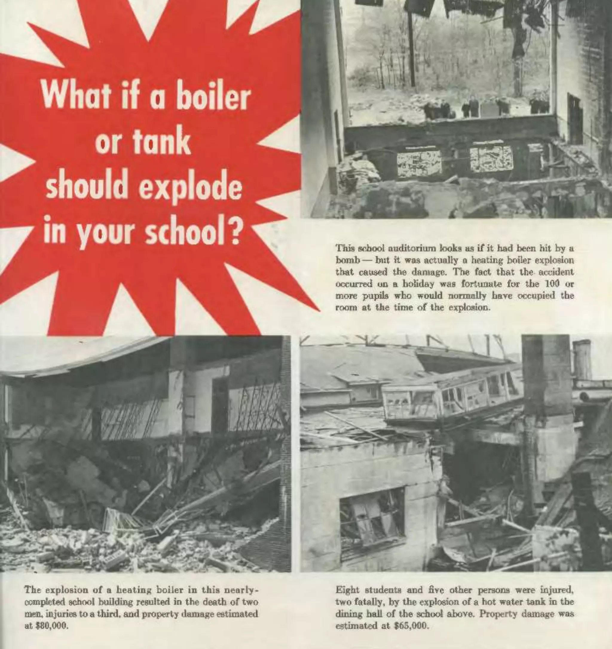 School Boiler Explosion Loss Bulletin | PPTX