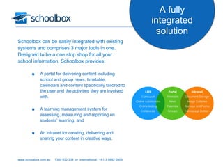 Schoolbox 2013 | PPT