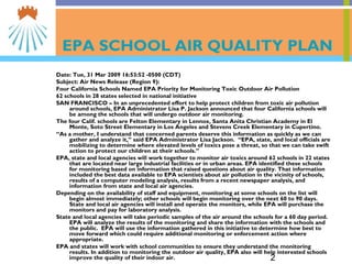 School Environmental Issues | PPT