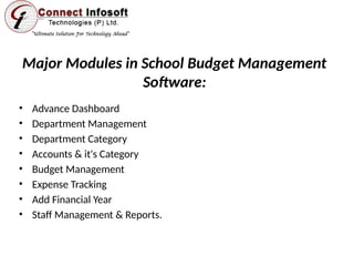School Budget Management Software - Connect Infosoft.pptx