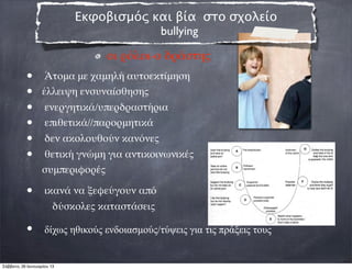 Bullying/Σχολικός εκφοβισμός | PDF
