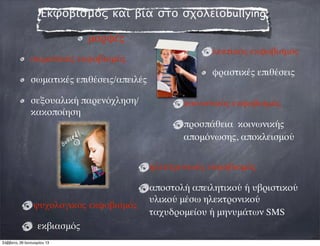 Bullying/Σχολικός εκφοβισμός | PDF