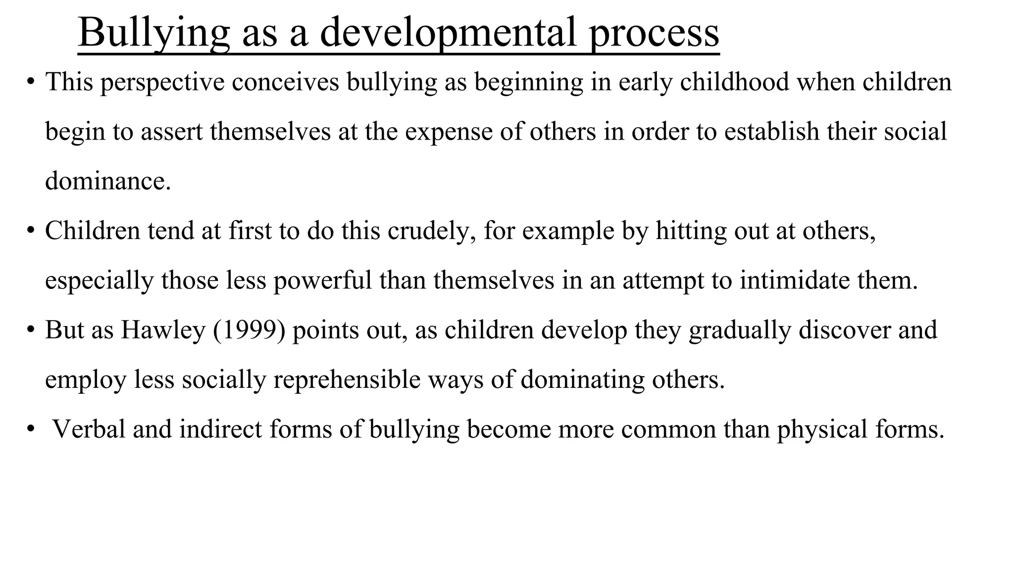 School bullying prevalence theories impact prevention models and ...
