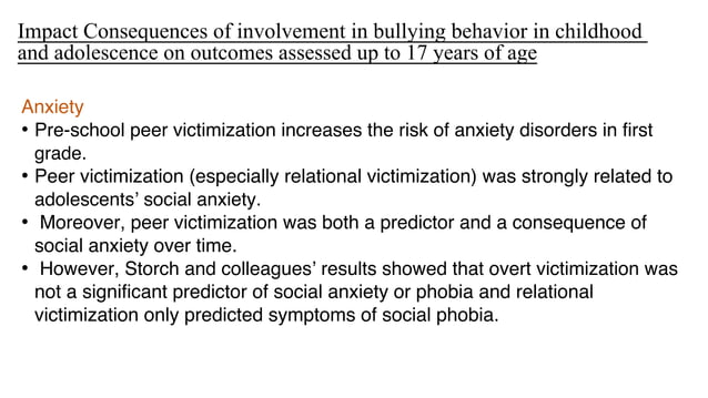 School bullying prevalence theories impact prevention models and ...