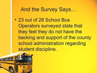 School bus discipline | PPT