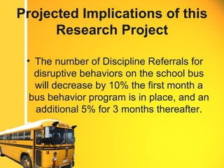 School bus discipline | PPT