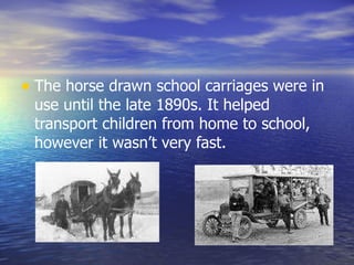School buses from the very beginning | PPT
