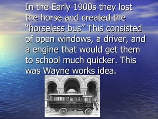 School buses from the very beginning | PPT