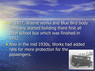 School buses from the very beginning | PPT