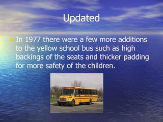 School buses from the very beginning | PPT