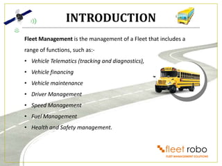 School Bus Fleet Management Solution with Vehicle Tracking System | PPT