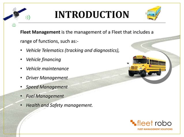 School Bus Fleet Management Solution with Vehicle Tracking System | PPT