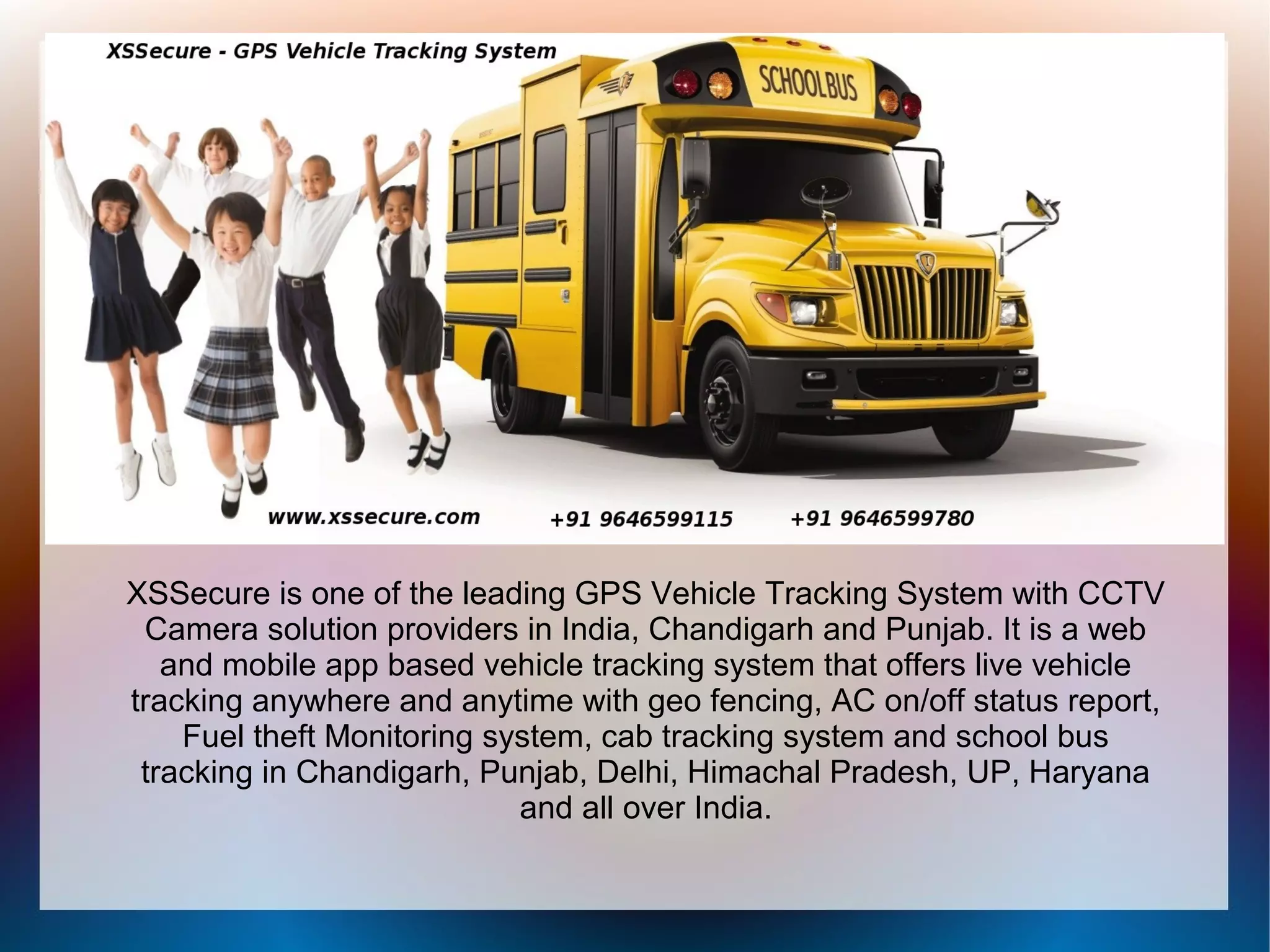 School Bus Vehicle Tracking System in Chandigarh India | PPT