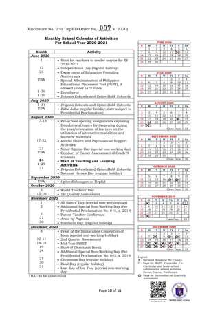 School calendar do s2020 007 | PDF