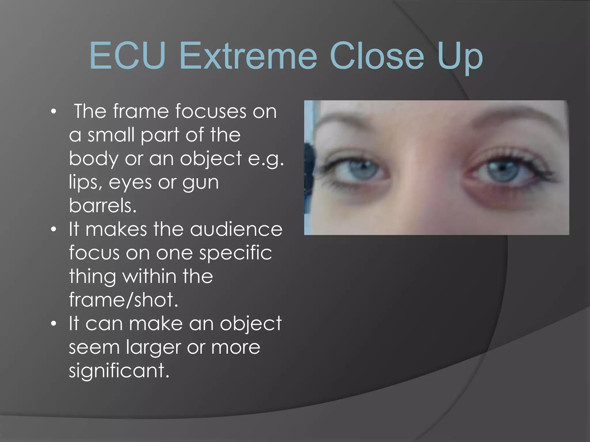 School camera angles & shots | PPTX