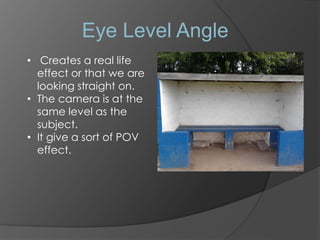 School camera angles & shots | PPTX