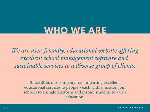 Schoolchalao-An Educational Website | PPT