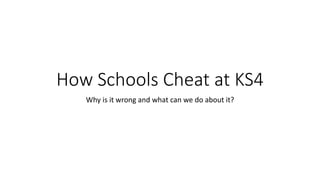 School cheating | PPT