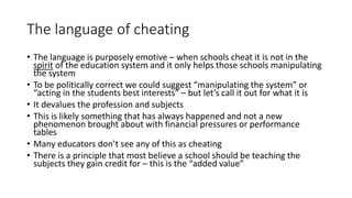 School cheating | PPT